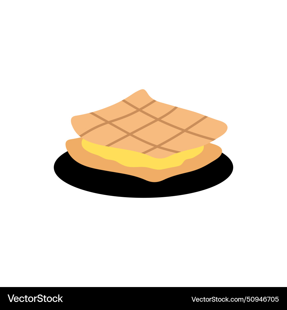 Cheese sandwich icon food Royalty Free Vector Image