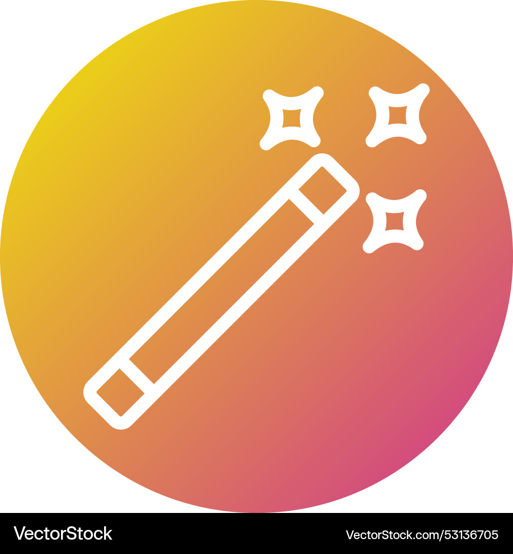 Magic tool icon design Royalty Free Vector Image