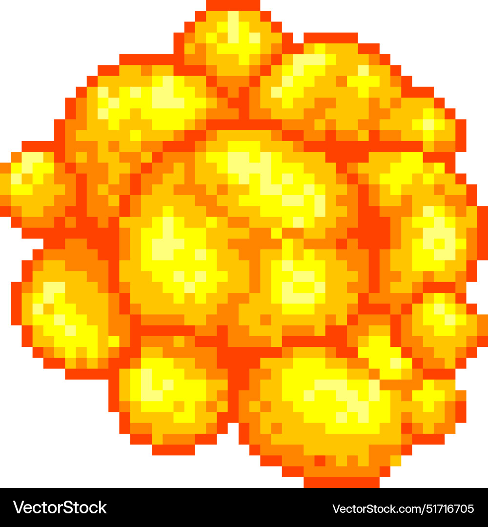 Smoke Pixel Bomb Vector Images (68)
