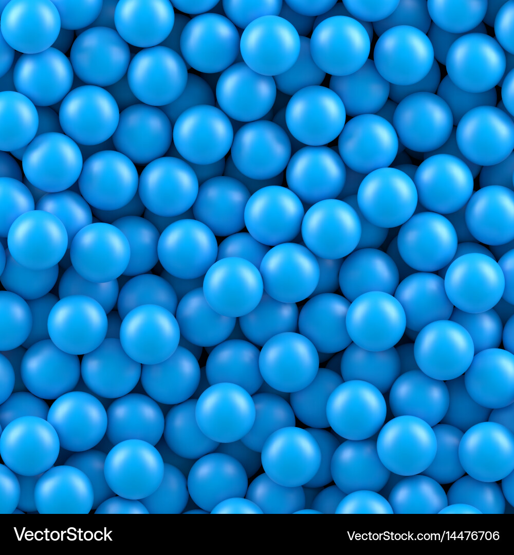 Blue balls background Royalty Free Vector Image