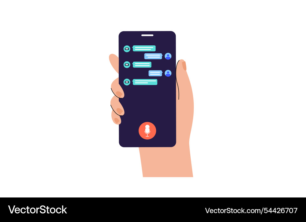 Ai chatbot technology Royalty Free Vector Image