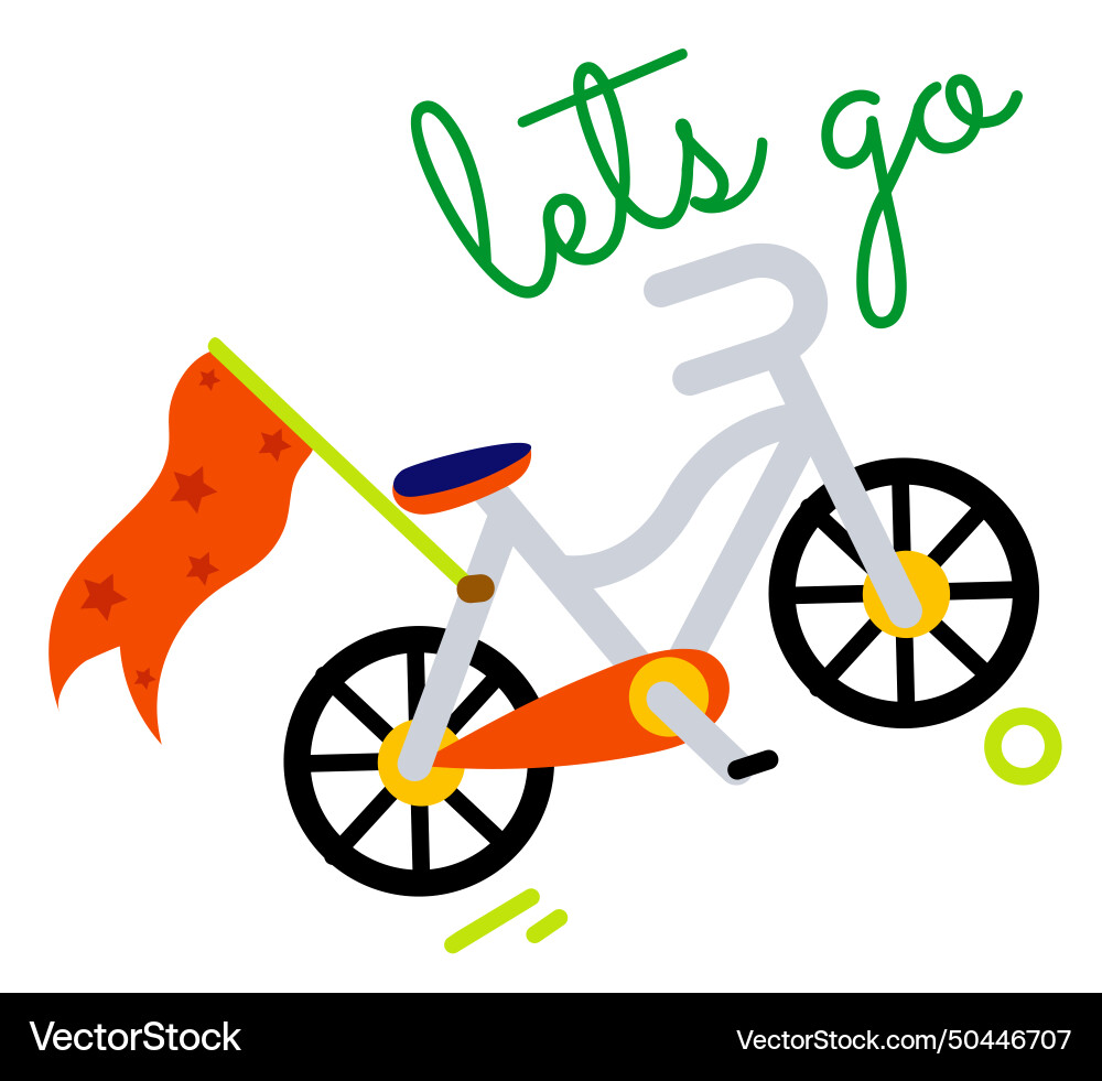 Lets go Royalty Free Vector Image - VectorStock