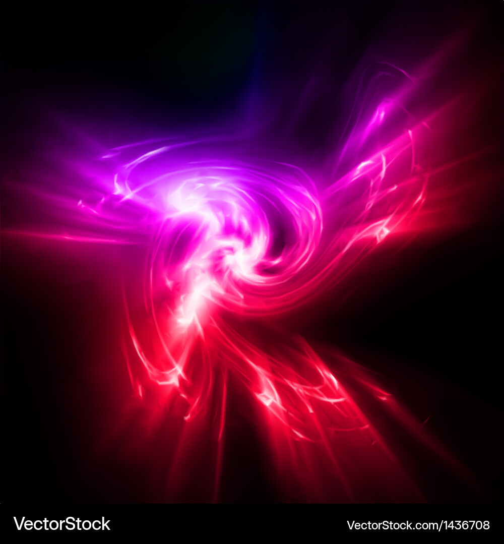 Abstract pink and red rays lights Royalty Free Vector Image