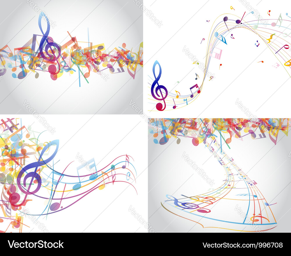 Color notes set Royalty Free Vector Image - VectorStock