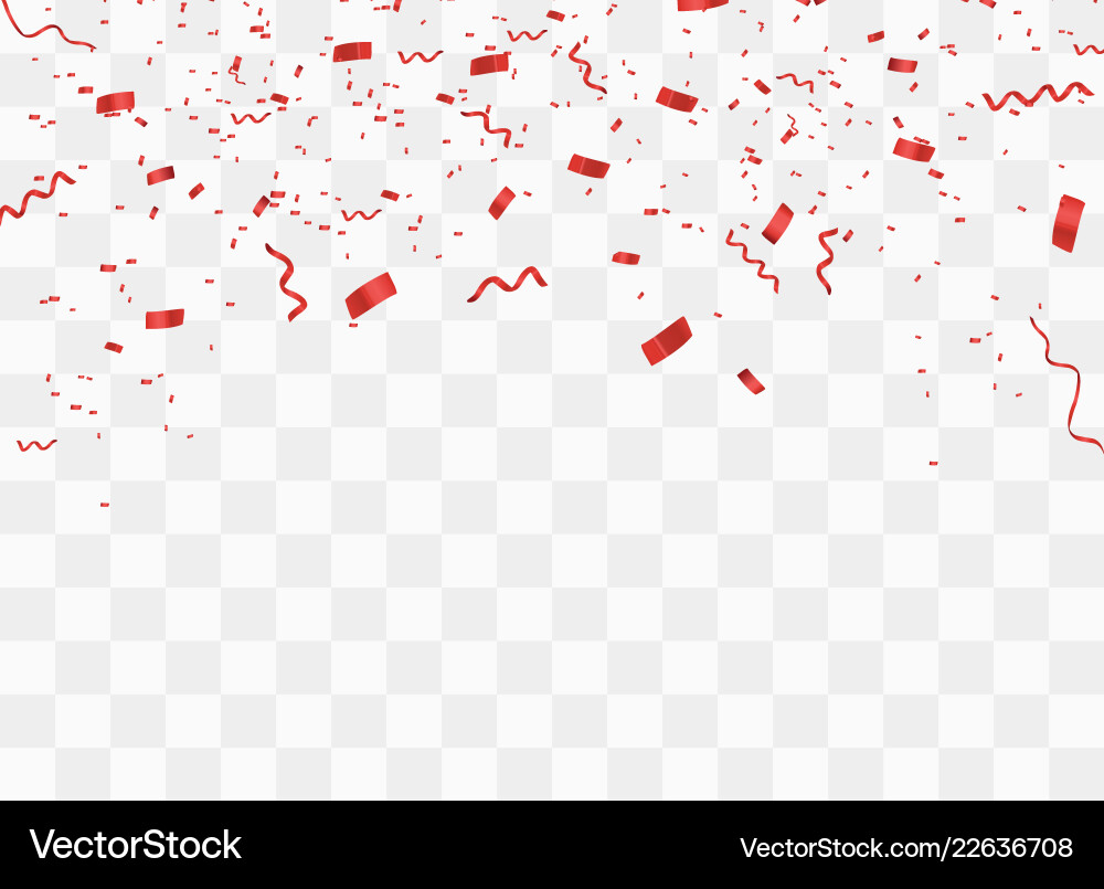 Colorful bright confetti Royalty Free Vector Image