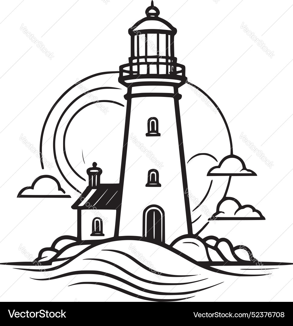 Lighthouse Royalty Free Vector Image - VectorStock