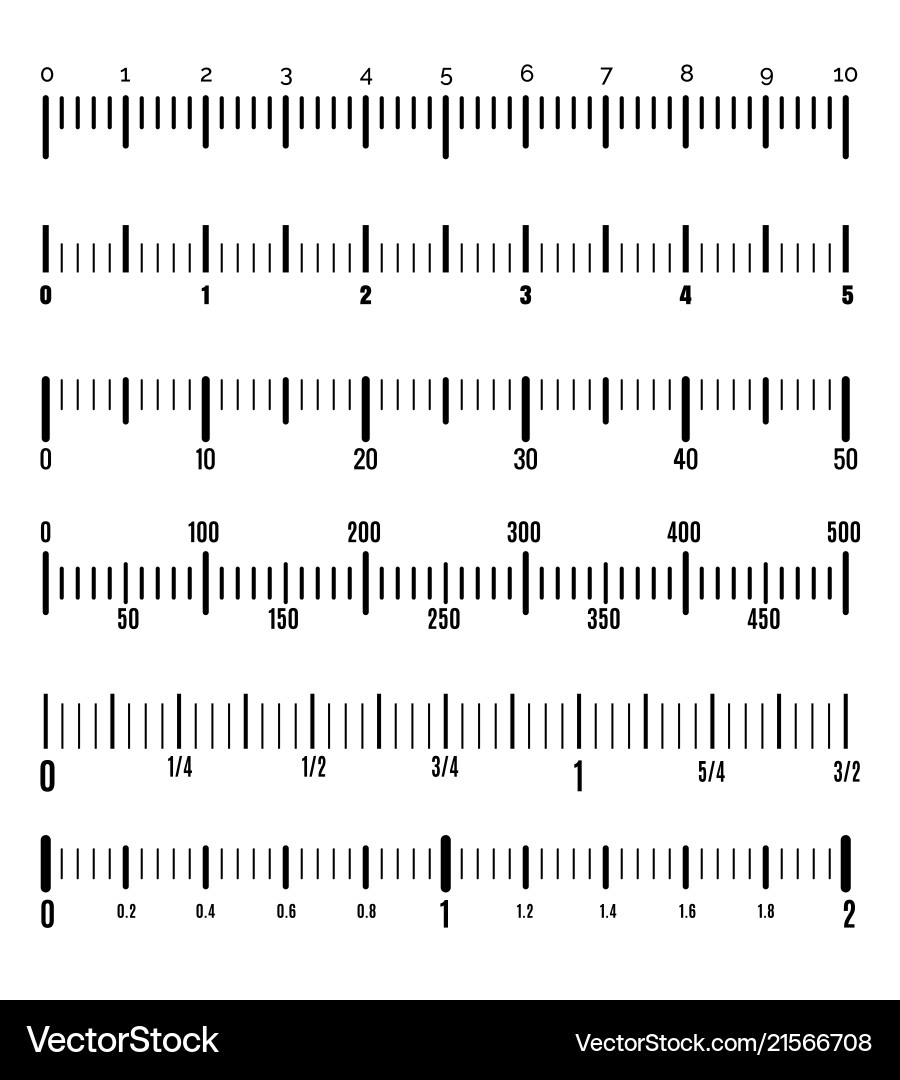 Ruler Measurement Tool Royalty Free Vector Image