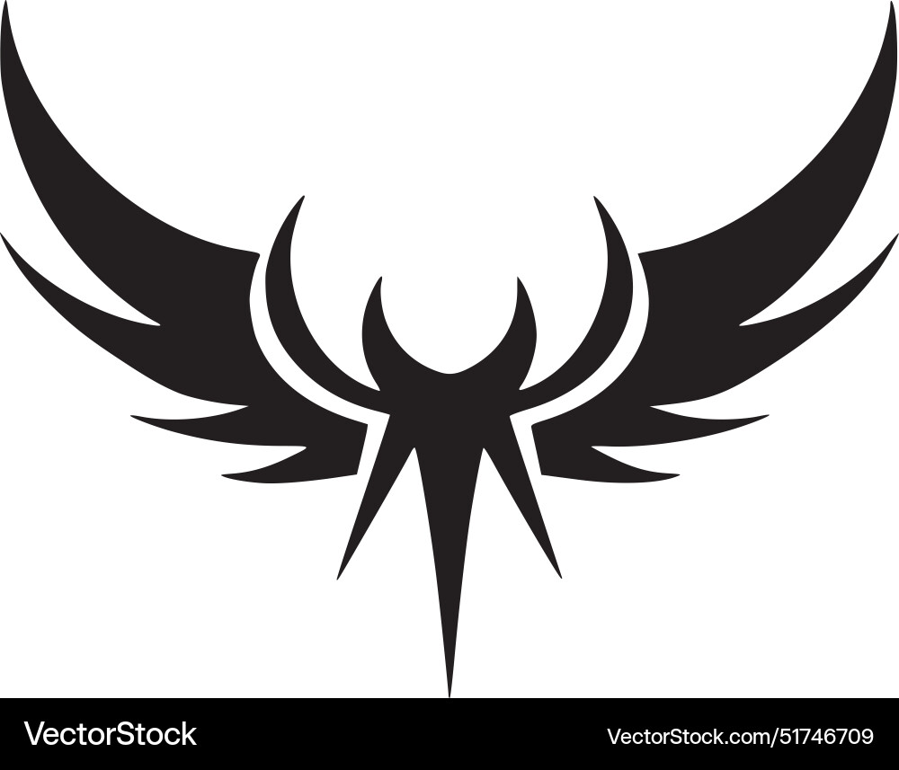 Bat - black and white isolated icon Royalty Free Vector