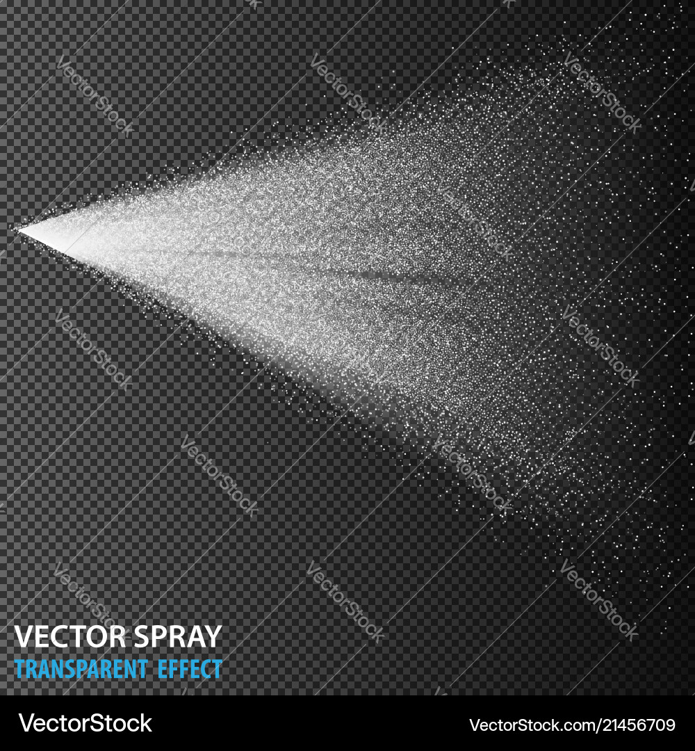 Fog spray elements for effect uses isolated Vector Image
