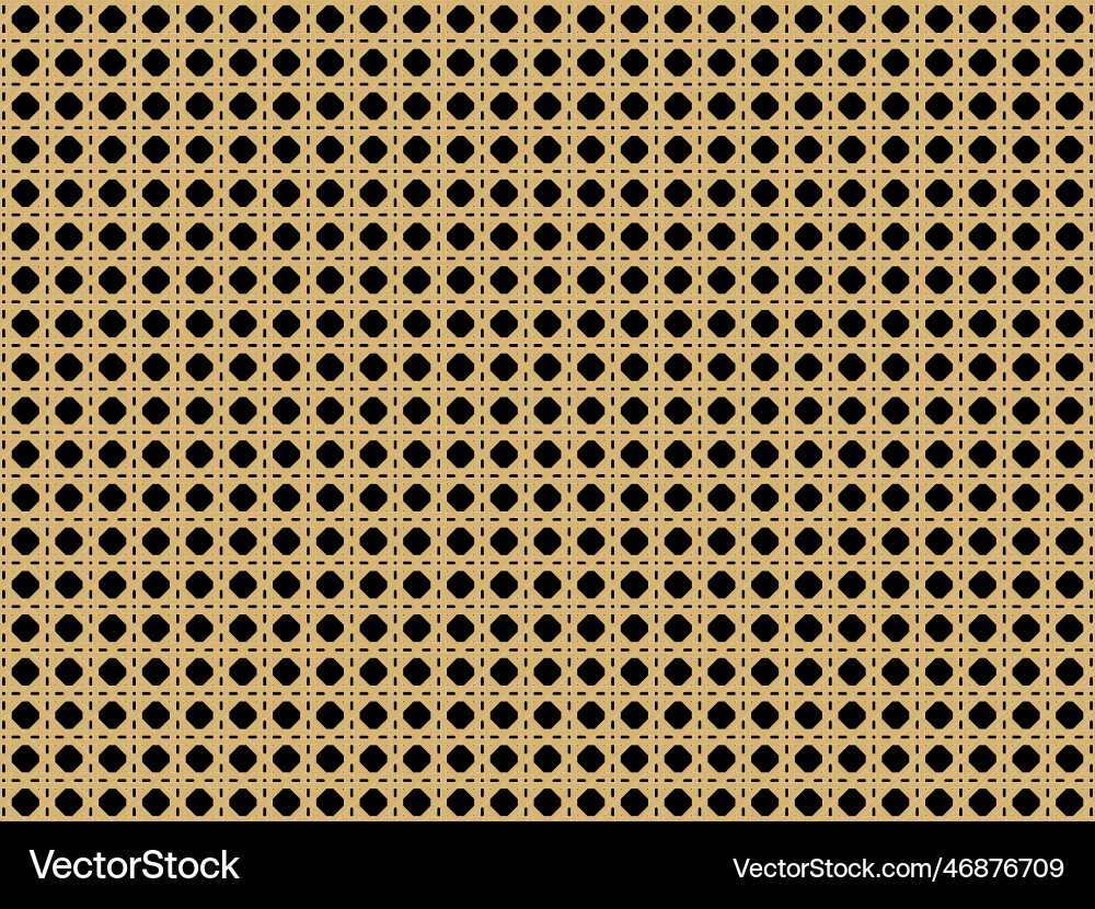Rattan Cane Webbing Texture Royalty Free Vector Image