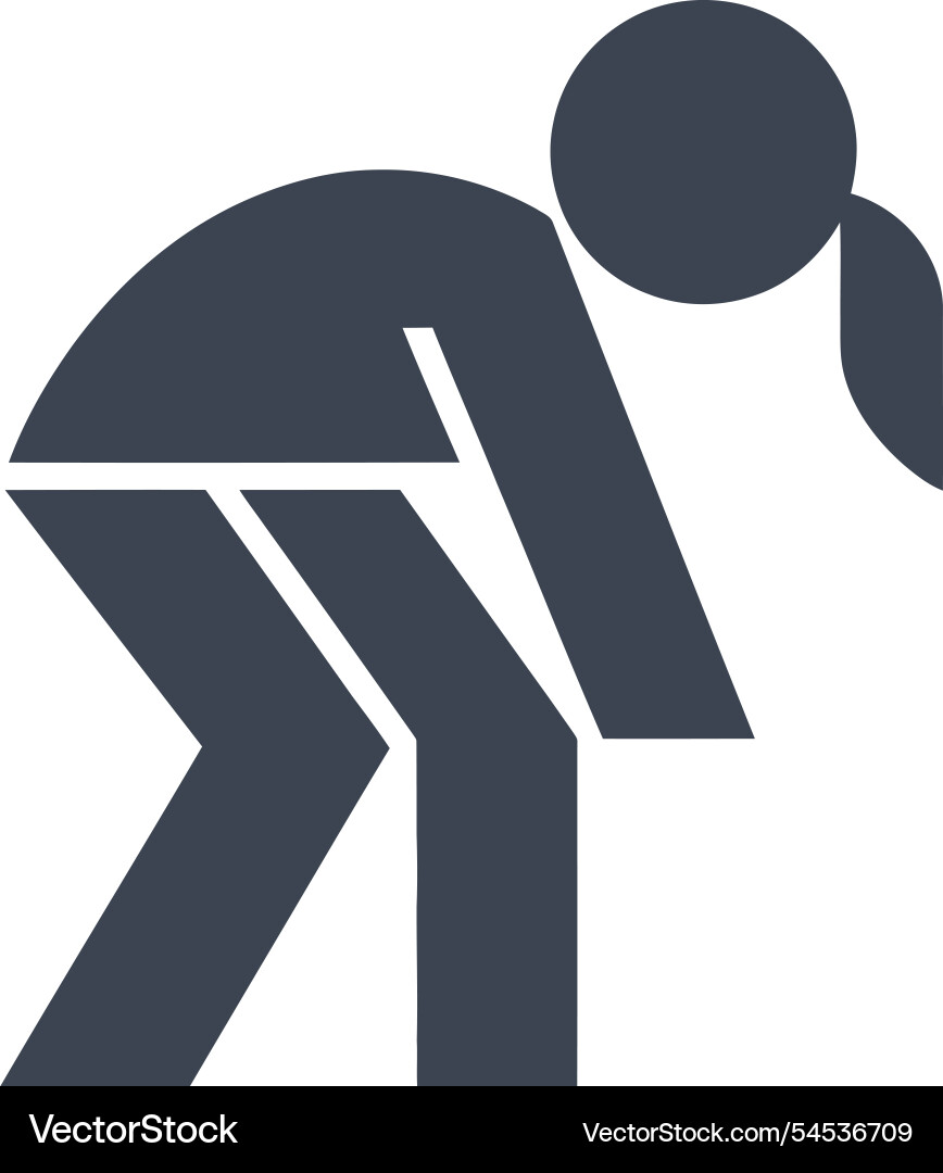 Tired woman icon Royalty Free Vector Image - VectorStock