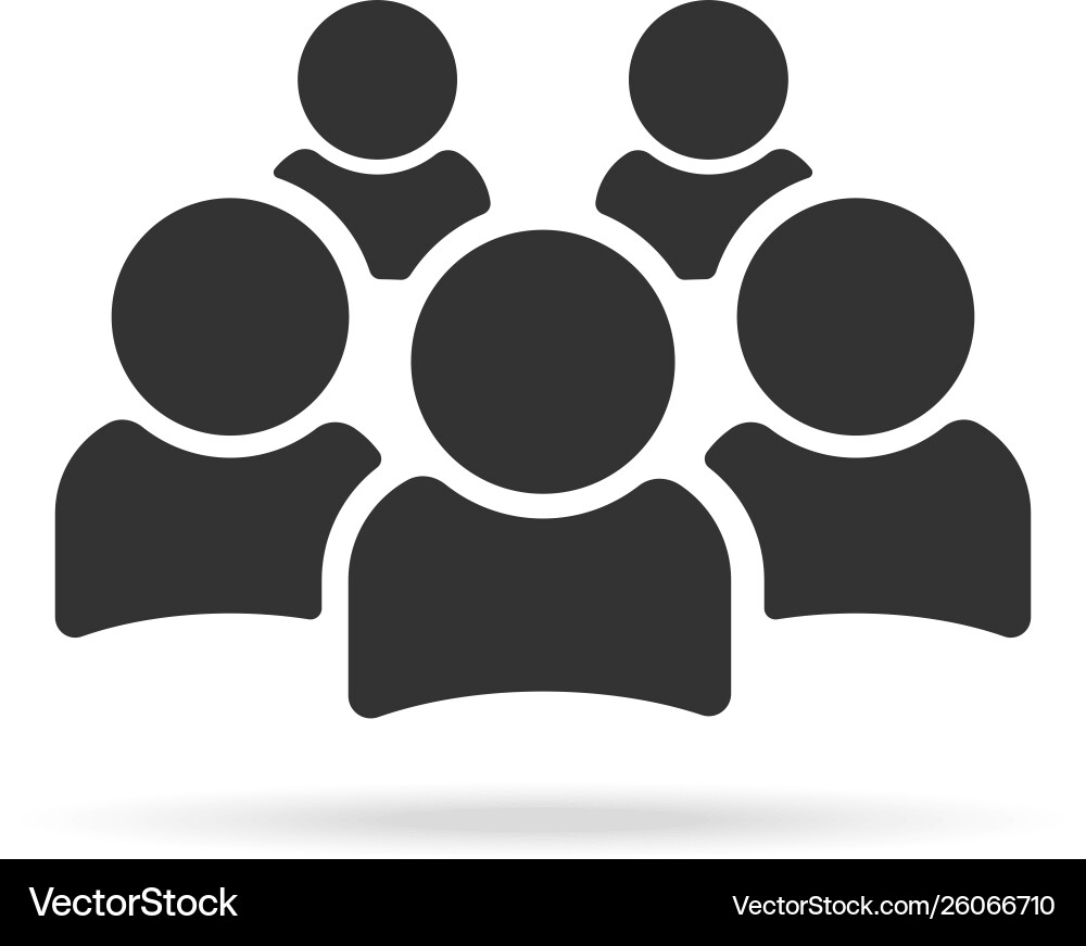 Business team icon and group Royalty Free Vector Image