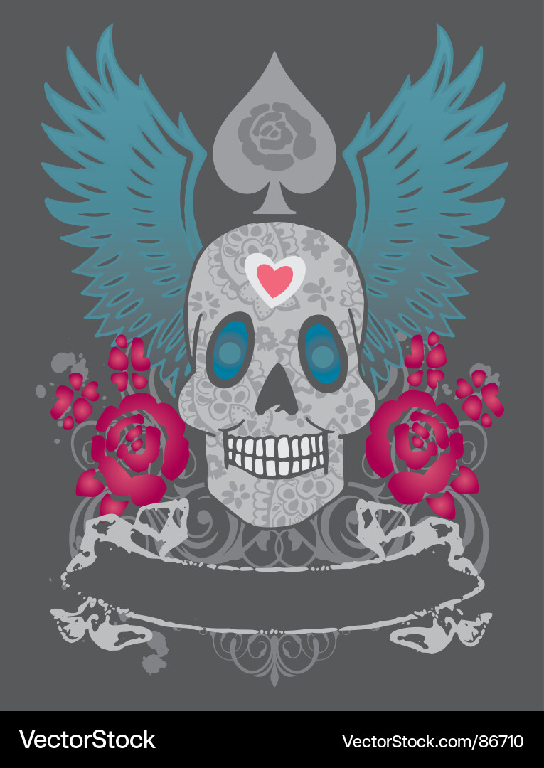 Skull Royalty Free Vector Image - VectorStock