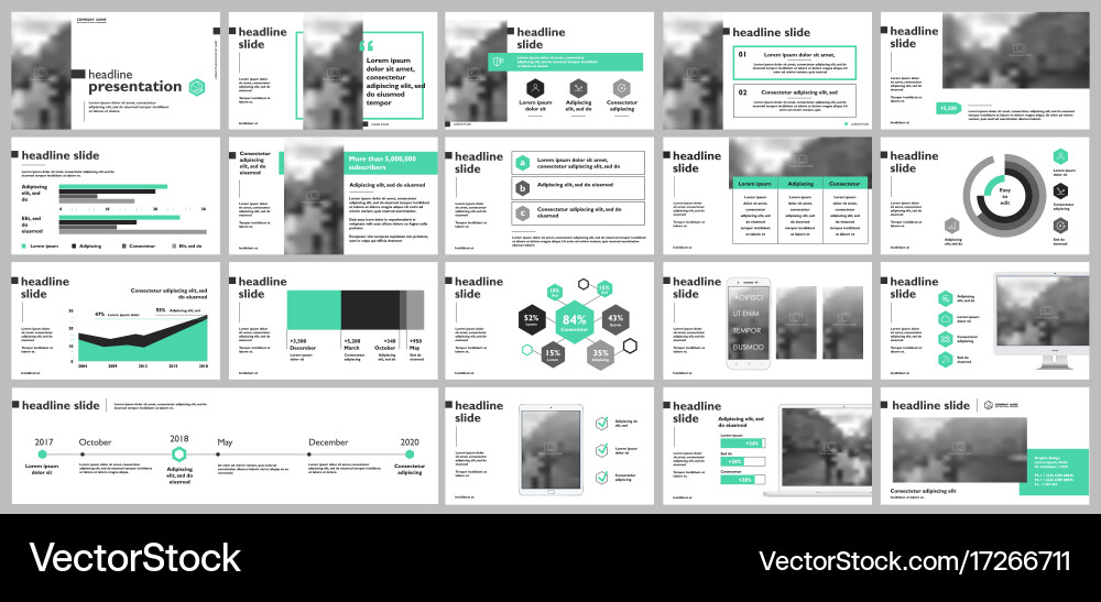 Elements for presentation templates Royalty Free Vector