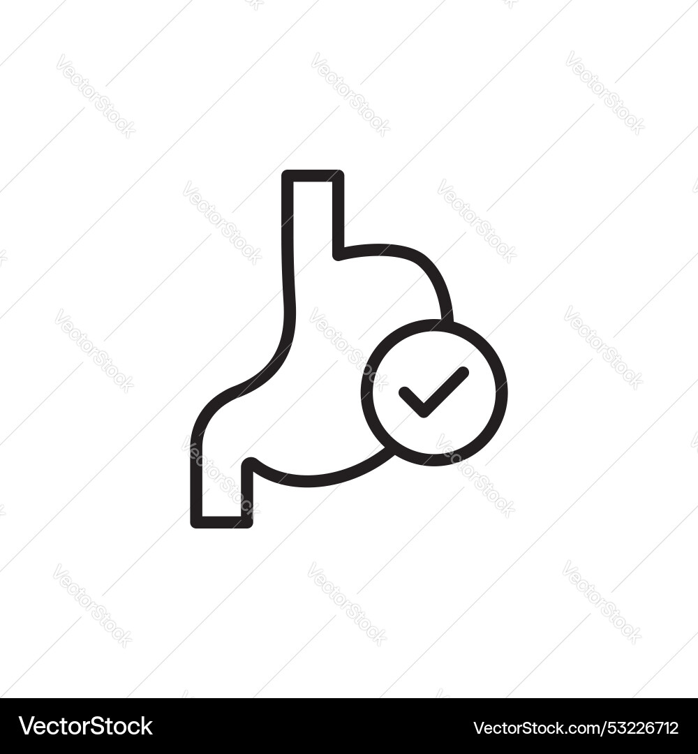 Good digestion icon set improve gastro intestinal Vector Image