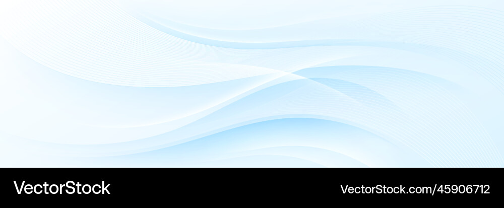 Light Blue Wave Gradient Background Royalty Free Vector