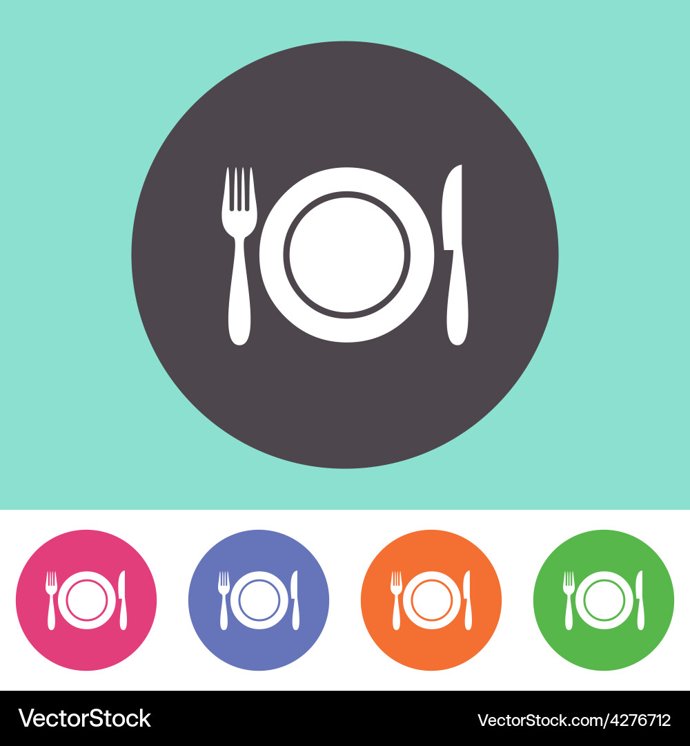 Restaurant menu icon Royalty Free Vector Image