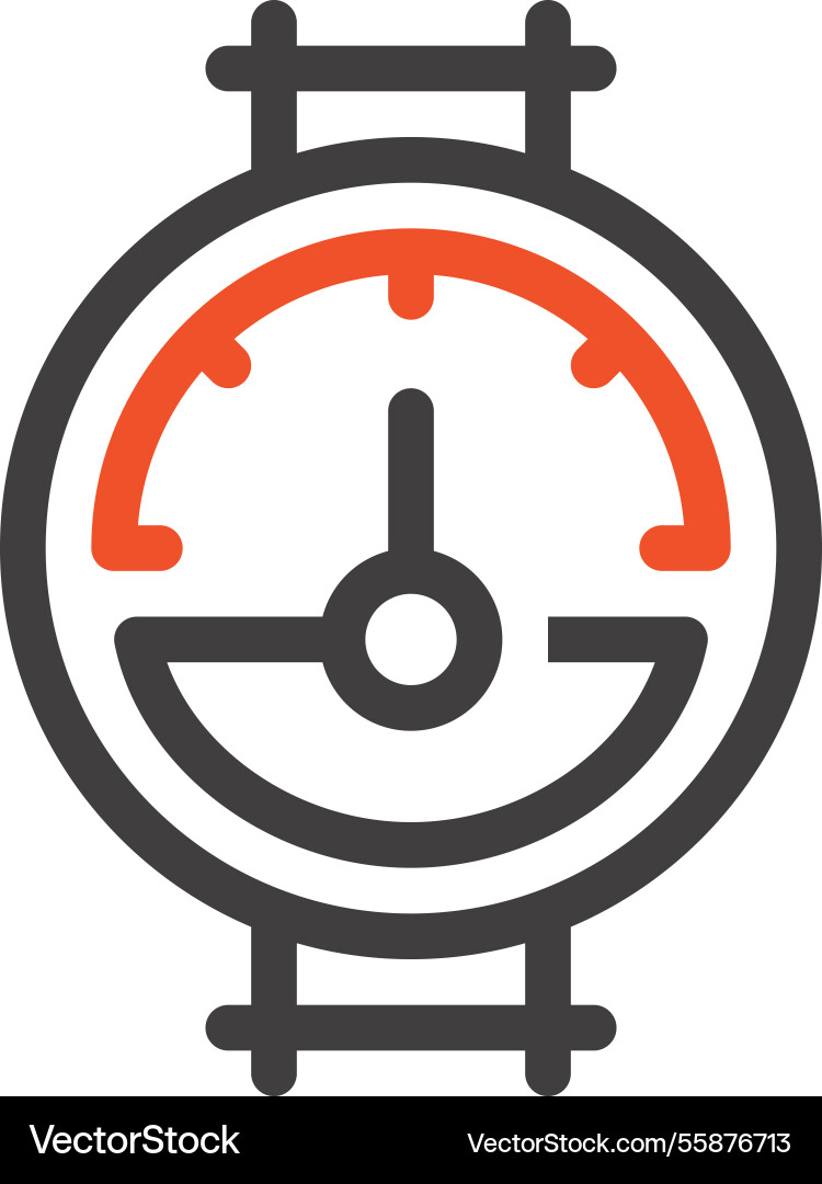 Pressure meter icon Royalty Free Vector Image - VectorStock