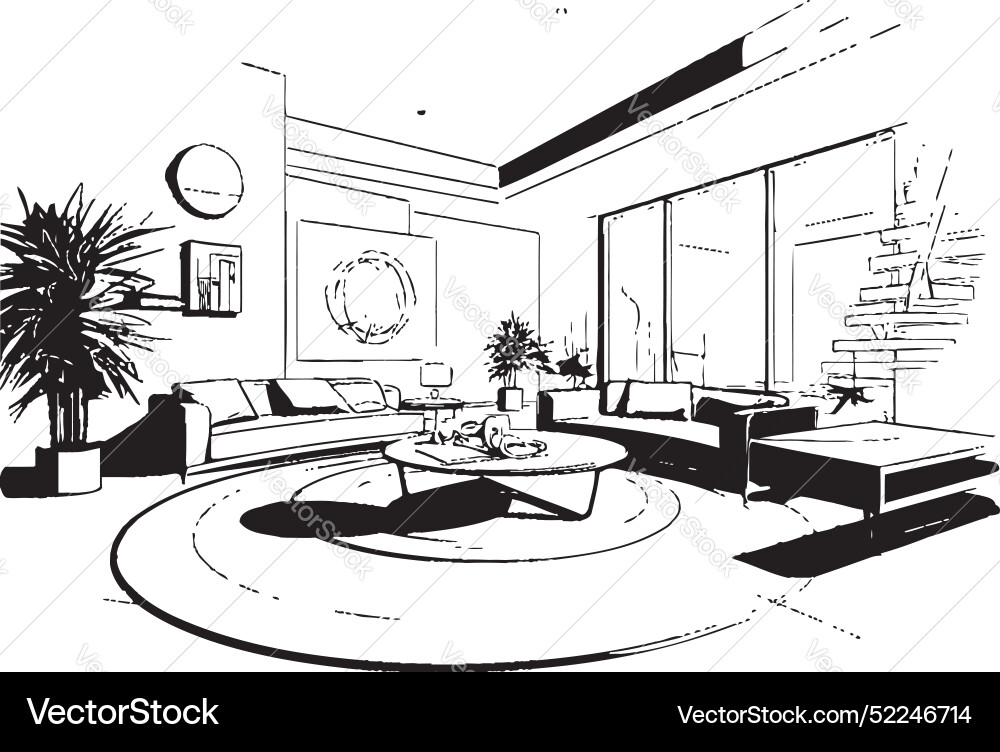 Urban minimalism sleek black logo designs define Vector Image