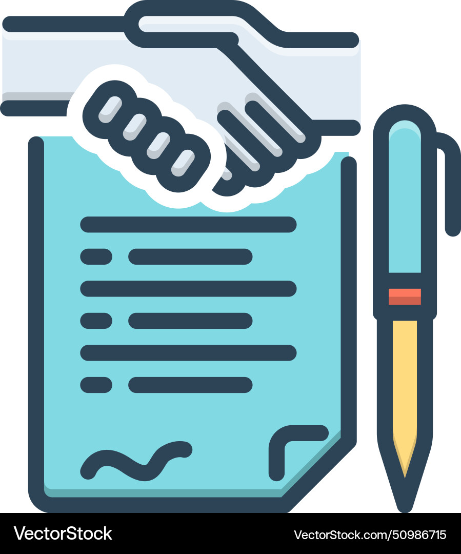 Agreement Royalty Free Vector Image - VectorStock