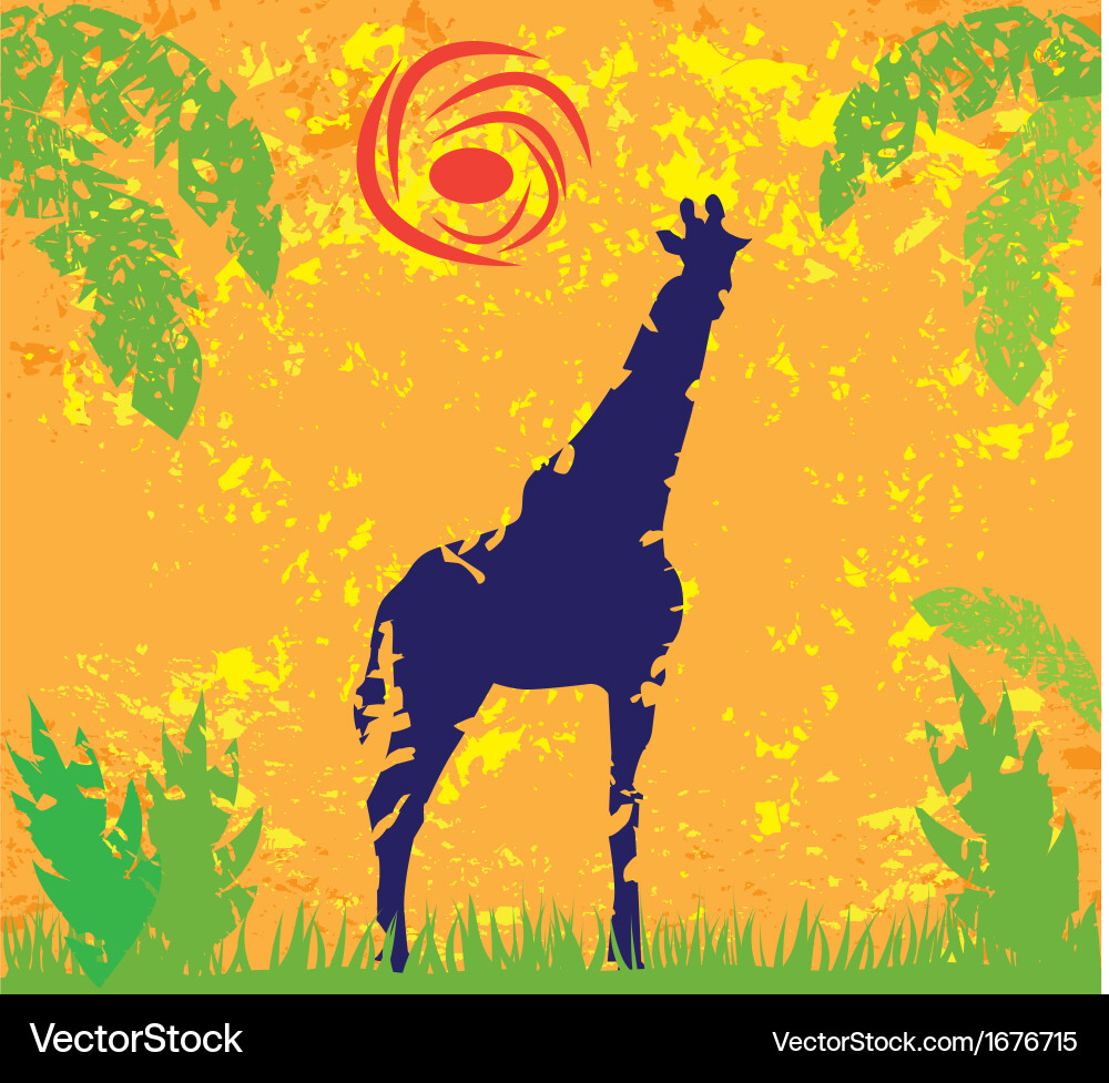 Giraffe Royalty Free Vector Image - VectorStock