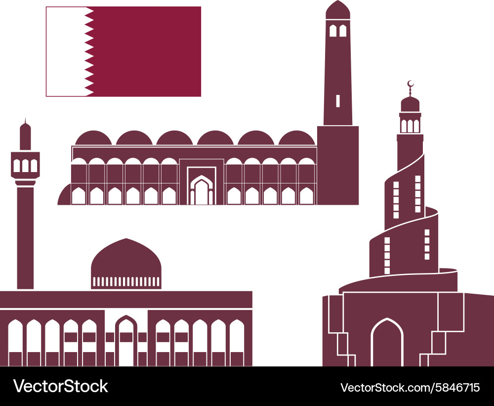 Qatar Royalty Free Vector Image - VectorStock