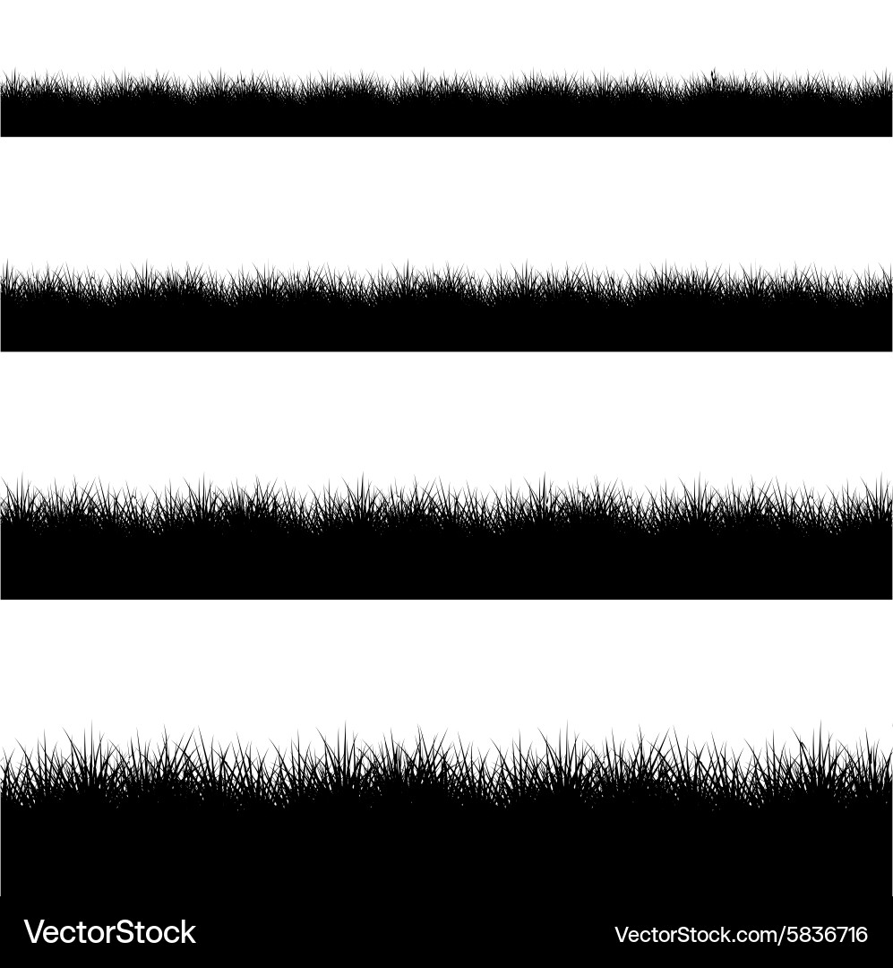Grass Vector Silhouette