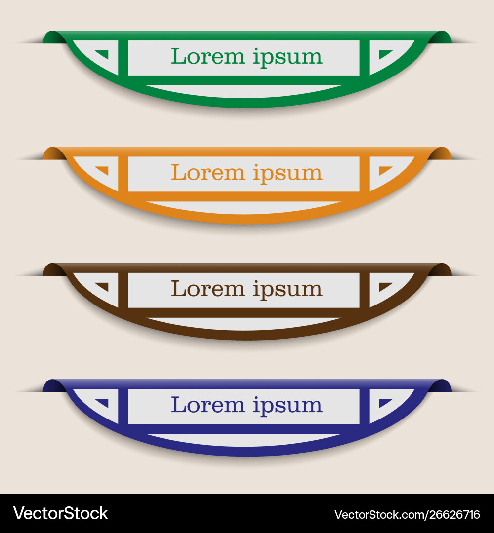 Paper label Royalty Free Vector Image - VectorStock