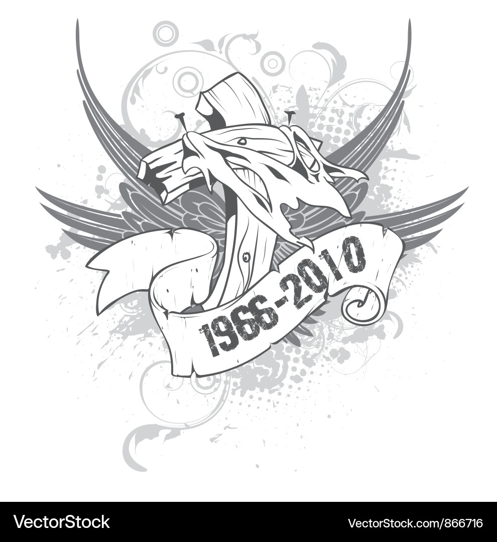 Vintage Scroll Emblem Royalty Free Vector Image