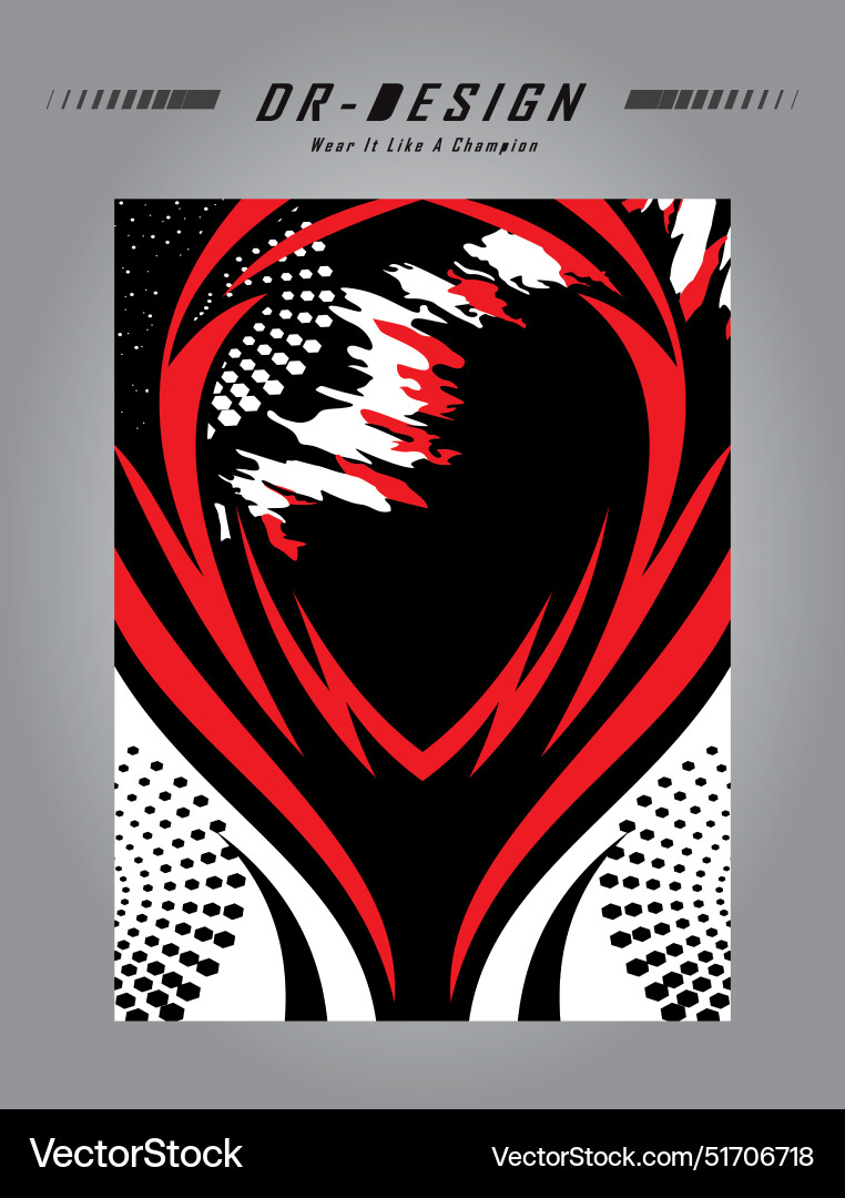 Sublimation creative t-shirt design Royalty Free Vector