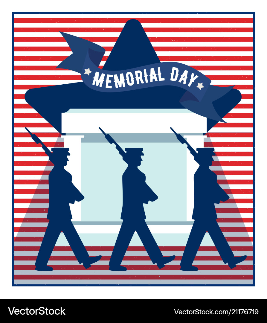 Memorial day Royalty Free Vector Image - VectorStock