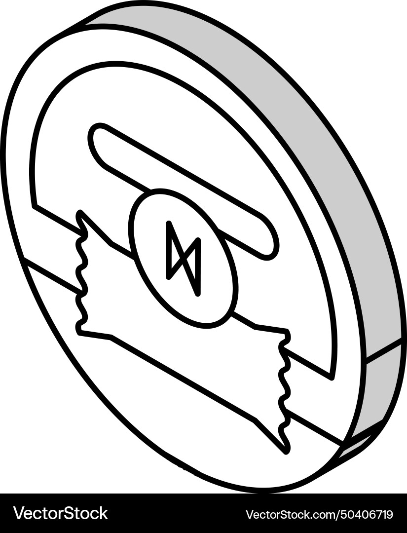 Snus nicotine pouch isometric icon Royalty Free Vector Image