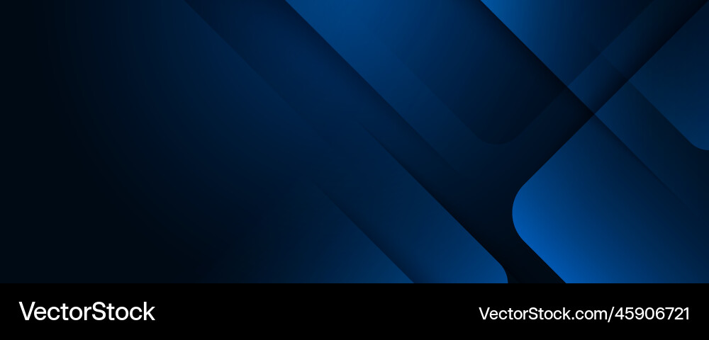 Modern abstract dark blue gradient geometric Vector Image