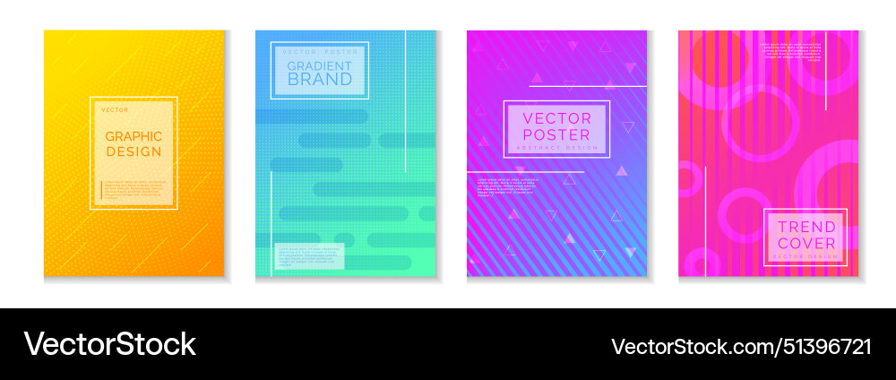 Pattern background graphic gradient vibrant Vector Image