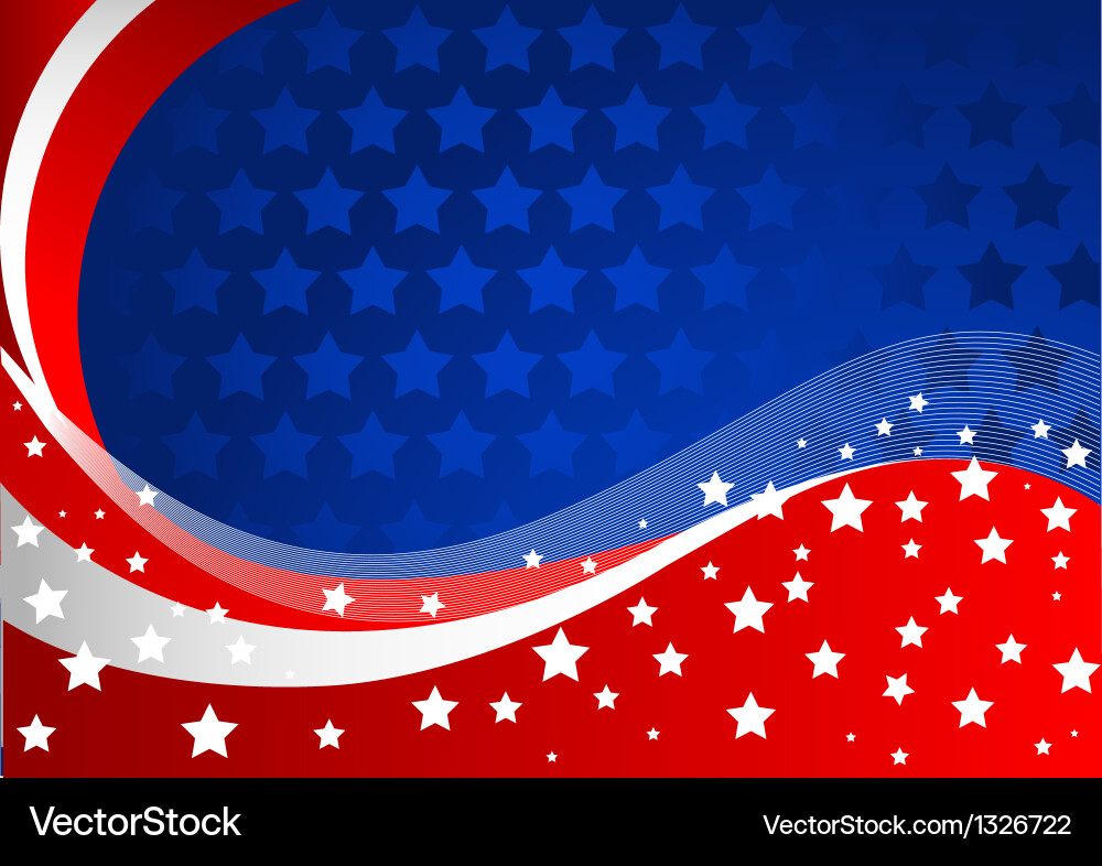 American background Royalty Free Vector Image - VectorStock