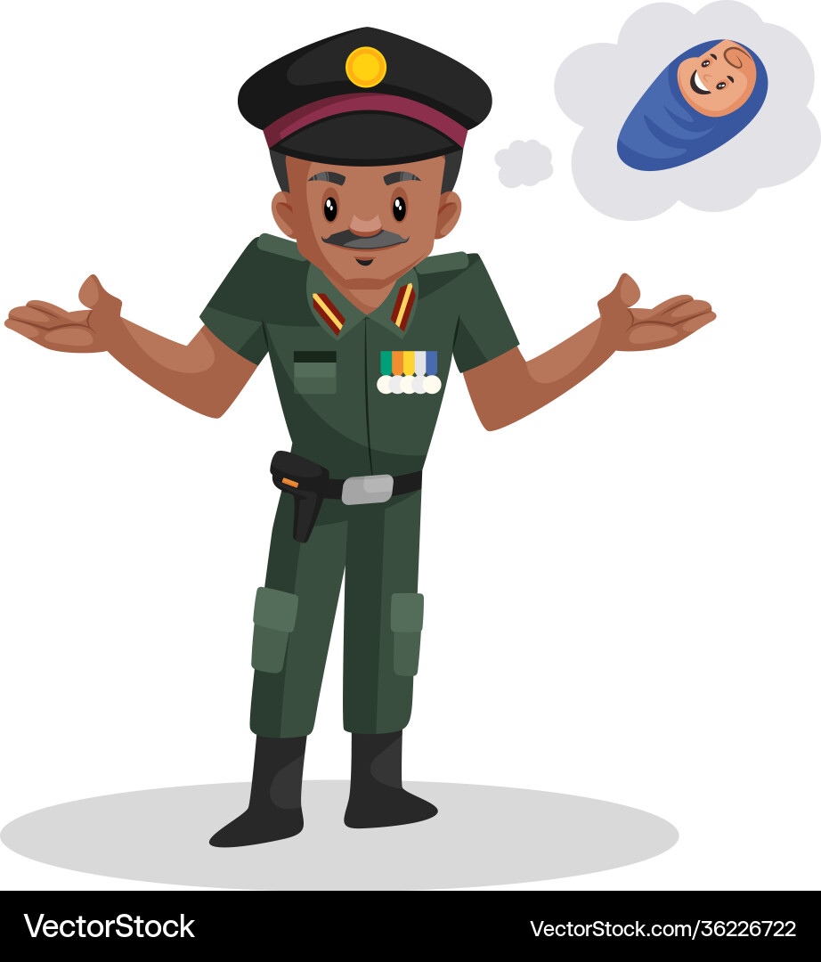 Army Cartoon Man
