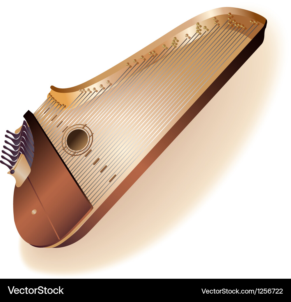 Traditional finnish kantele Royalty Free Vector Image