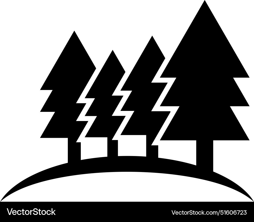 Tree icon design template isolated Royalty Free Vector Image Tree icon design template isolated Royalty Free Vector Image