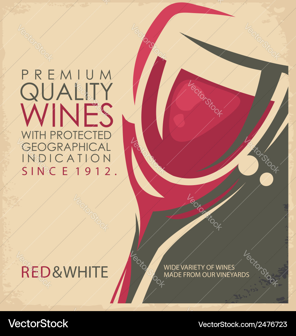 Wine Royalty Free Vector Image - VectorStock