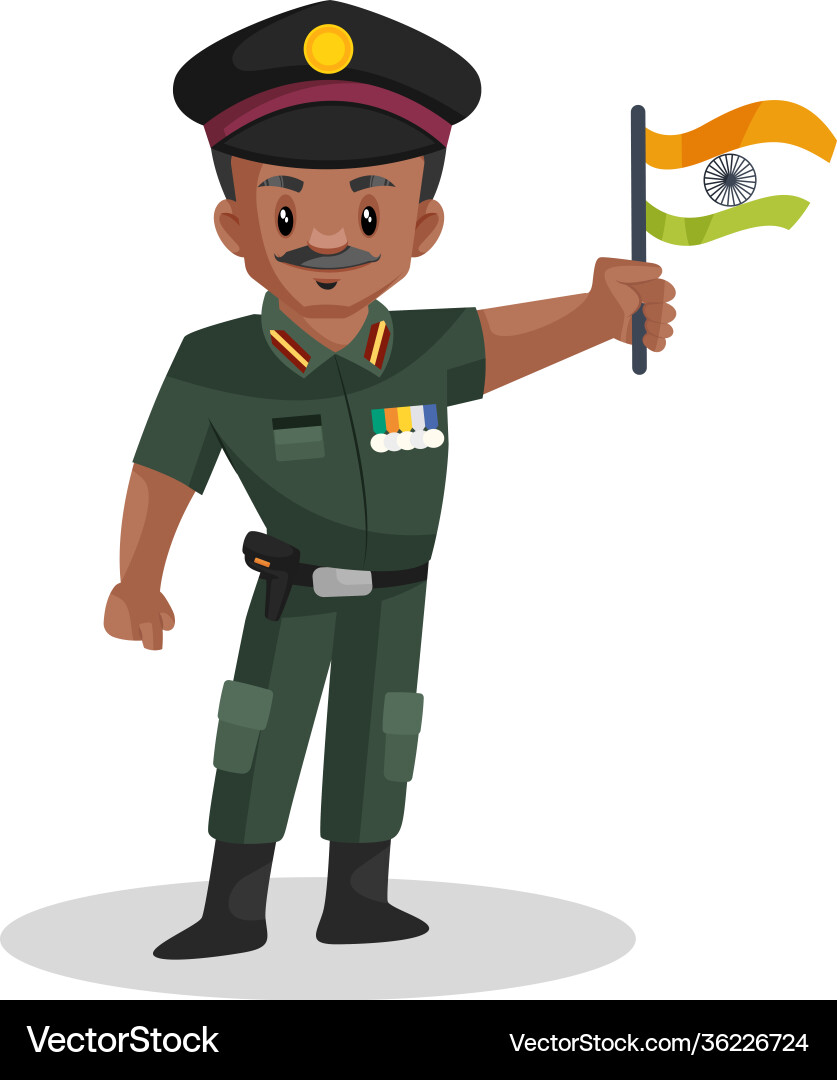 Army man cartoon Royalty Free Vector Image - VectorStock