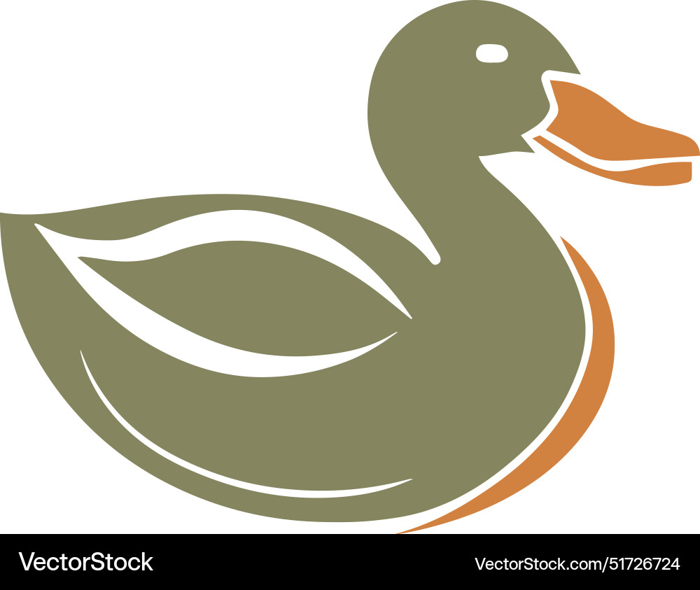 Duck logo design Royalty Free Vector Image - VectorStock