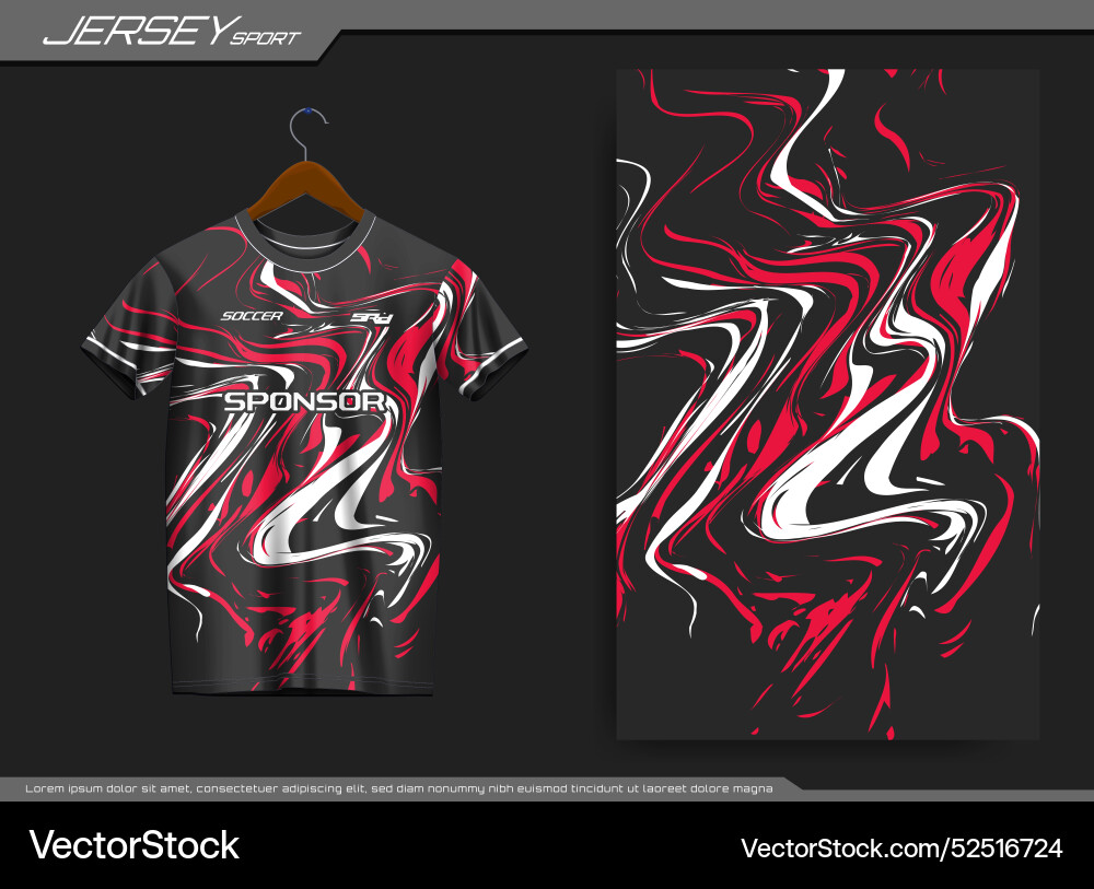 Dynamic Racing Jersey Pattern Royalty Free Vector Image