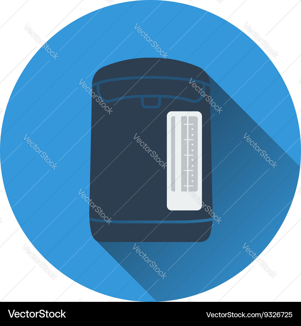 Kitchen electric kettle icon Royalty Free Vector Image