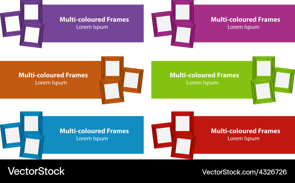 Frames and tags Royalty Free Vector Image - VectorStock