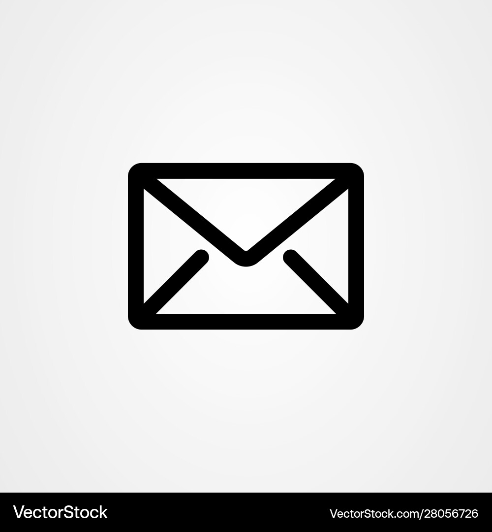 Messages icon mail symbol Royalty Free Vector Image