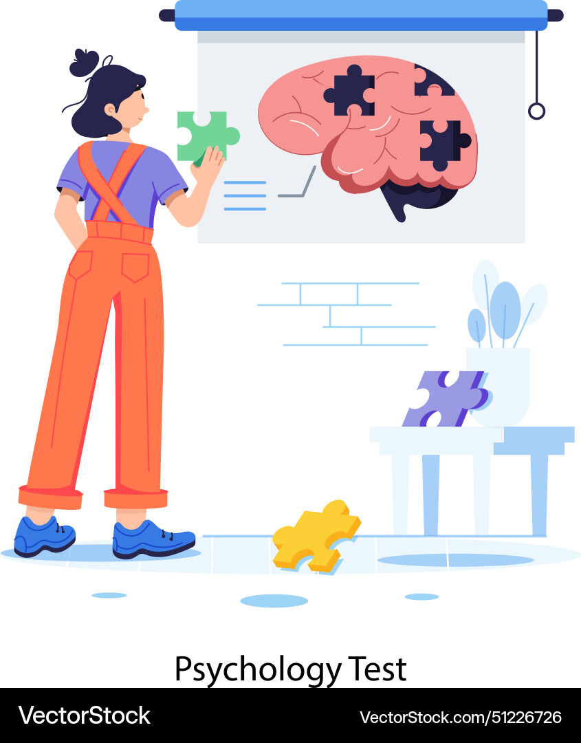 Psychology test Royalty Free Vector Image - VectorStock