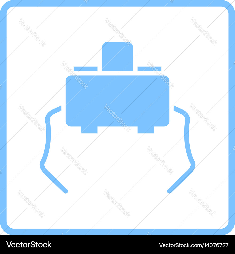 Mikro-Taste Symbol Lizenzfreies Vektorbild - VectorStock