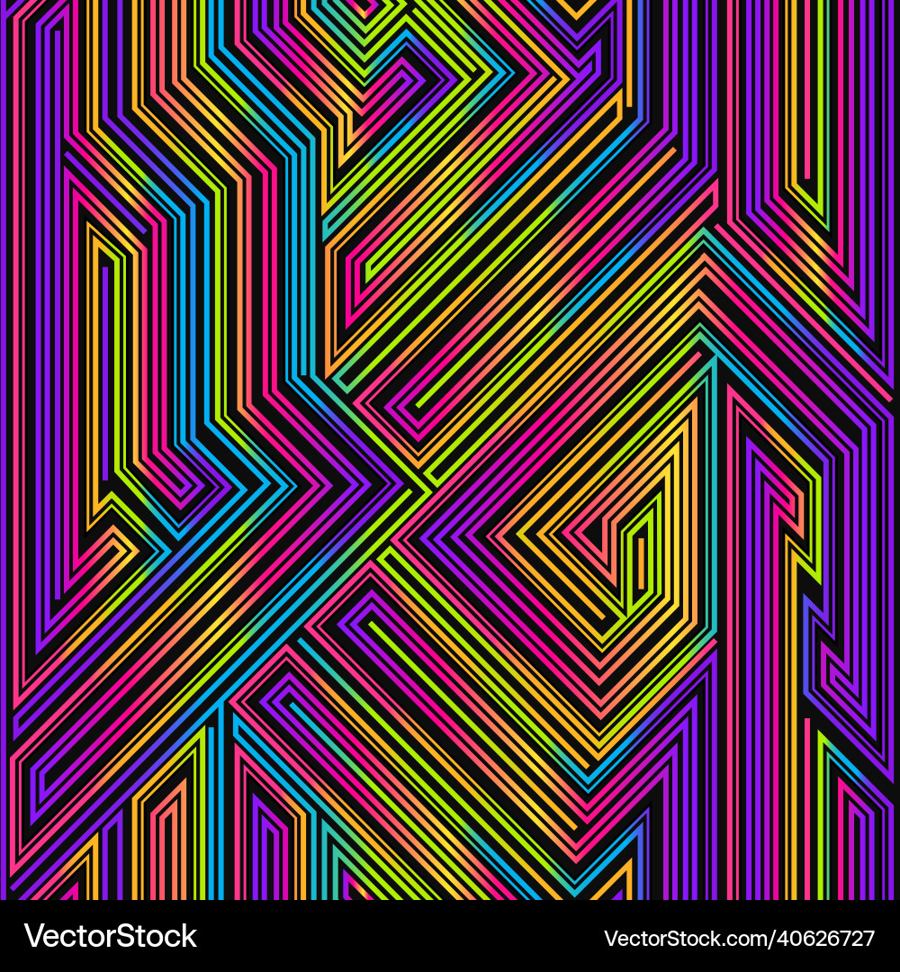 Neon Stripes Texture Royalty Free Vector Image