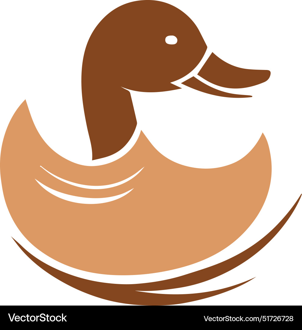 Duck logo design Royalty Free Vector Image - VectorStock
