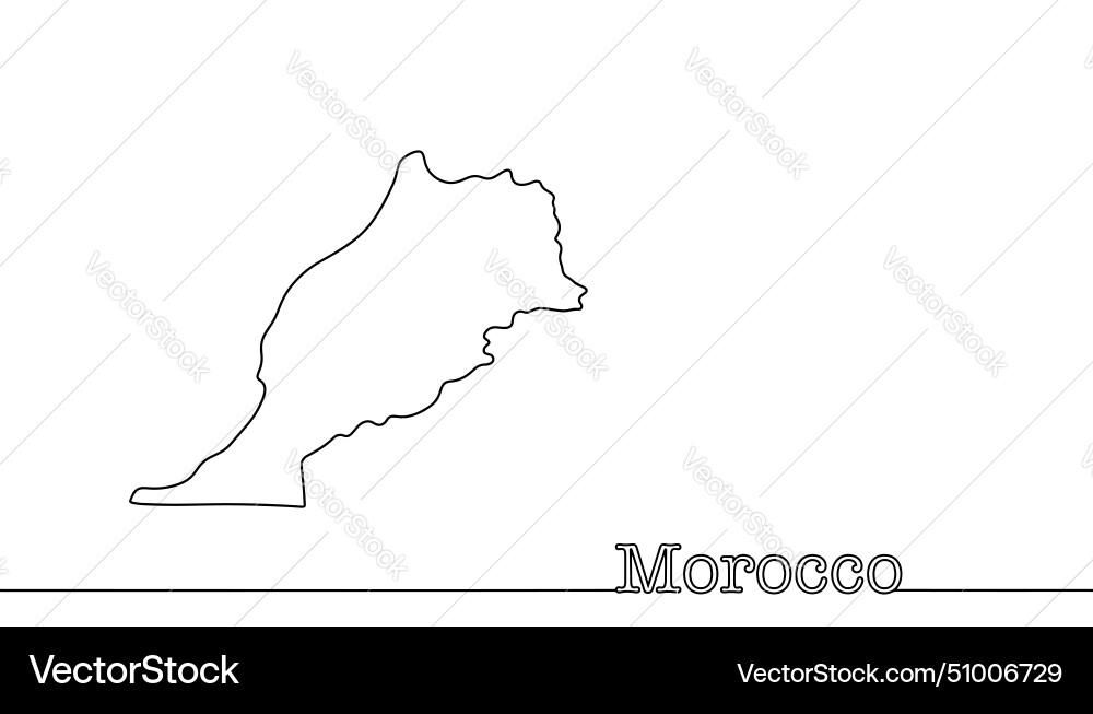Morocco Royalty Free Vector Image - VectorStock